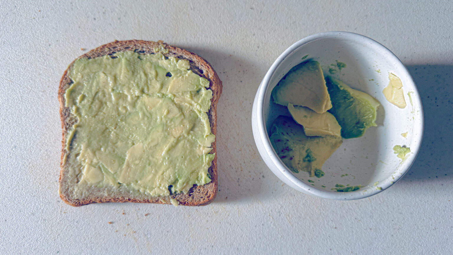 Avocado Toast Christmas Trees - The Toddler Kitchen