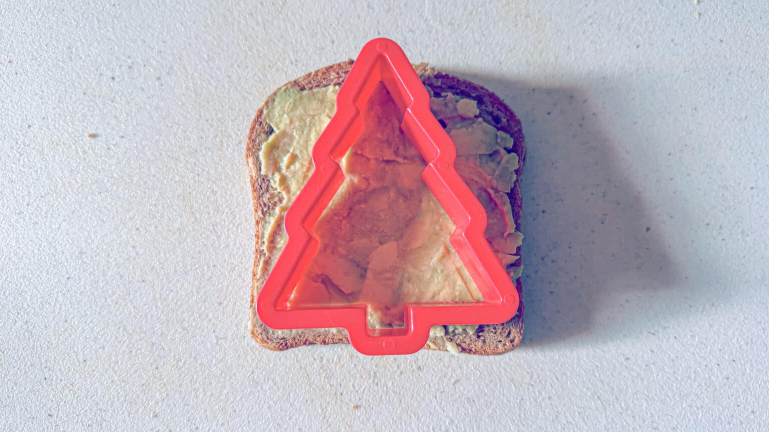 Avocado Toast Christmas Trees - The Toddler Kitchen